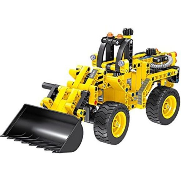 Toys | Construction Trucks Interlocking Building Blocks Front Loader ...